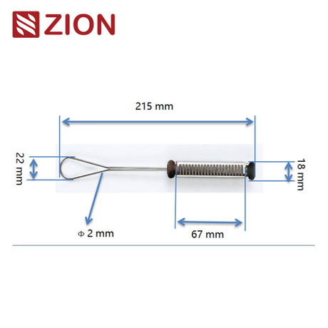 FTTH stainless steel flat cable drop clamp FTTH stainless steel wire ...