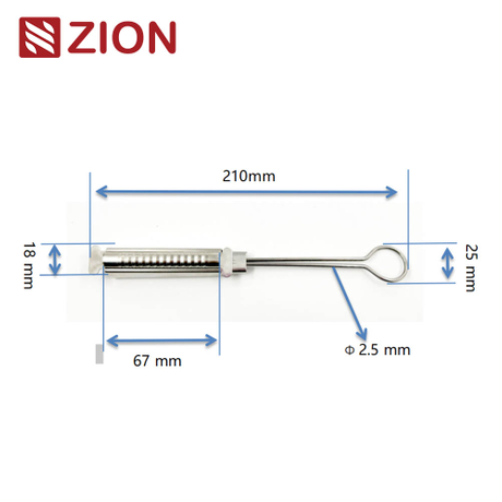 FTTH stainless steel flat cable drop clamp FTTH stainless steel wire ...