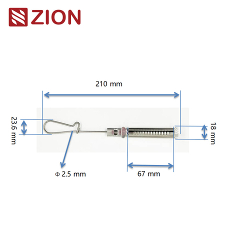 FTTH stainless steel flat cable drop clamp FTTH stainless steel wire ...