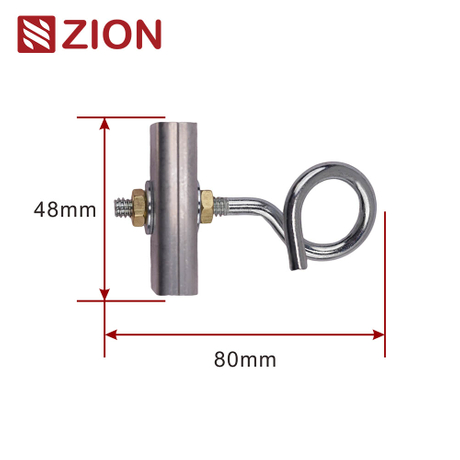 Aluminum hoop/Pole Bracket Cable Clamp Durable Optic Cable Clamp Fixed ...