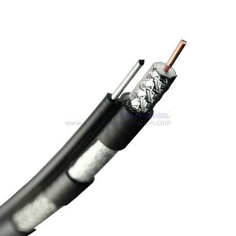 RG1160 Quad PVC Messenger Coaxial Cable - Buy RG11 Messenger, 75 ohm ...
