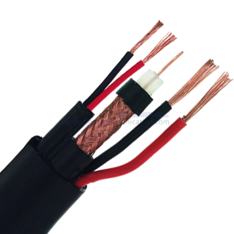 КВК-П-2Э+2х0.75+ support wire 75 Ohm CCTV coaxial Cable from China ...