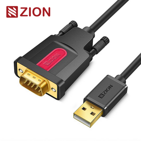 USB to RS-232 DB9 Male Serial Cable with FT232 Industrial Dual Chips ...