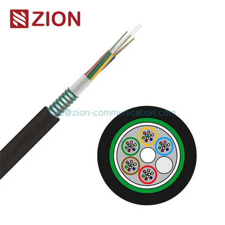 GYFS-Semi dry Optical Fiber Cable PSP Armored Stranded Loose Tube Duct ...