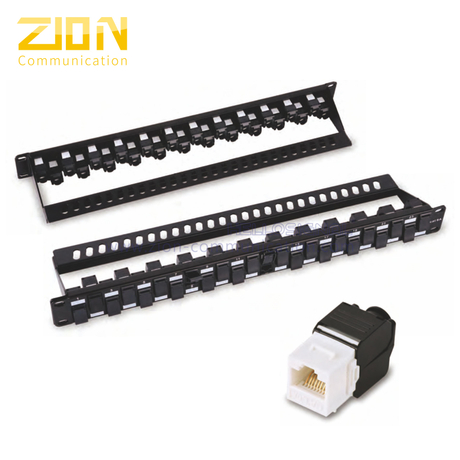 UTP Cat6A Patch Panel 24 ports for Rack , Date Center Accessories ...