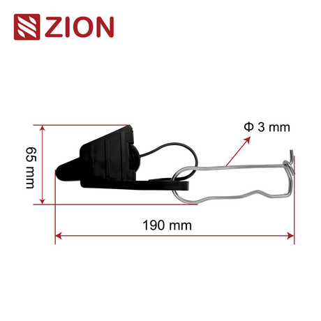 FTTH combination flat drop cable clamp FTTH combination clamp ZCSPC-07 ...