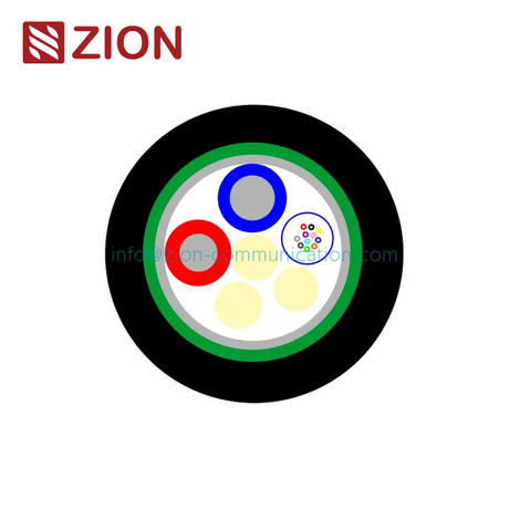 Stranded Loose Tube fiber +2C RVV Hybird Fiber Copper Cable from China ...