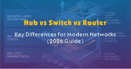 Hub vs Switch vs Router: Key Differences for Modern Networks (2026 ...