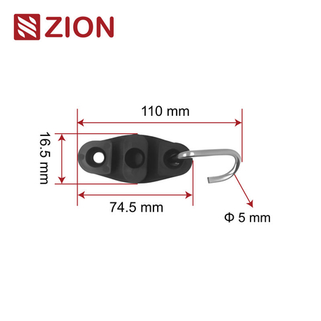 FTTH combination flat drop cable clamp FTTH combination clamp ZCSPC-09 ...