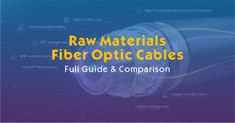 What Are the Raw Materials of Fiber Optic Cables? Full Guide & Comparison