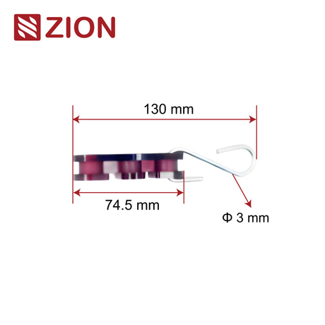 FTTH combination flat drop cable clamp FTTH combination clamp ZCSPC-08 ...