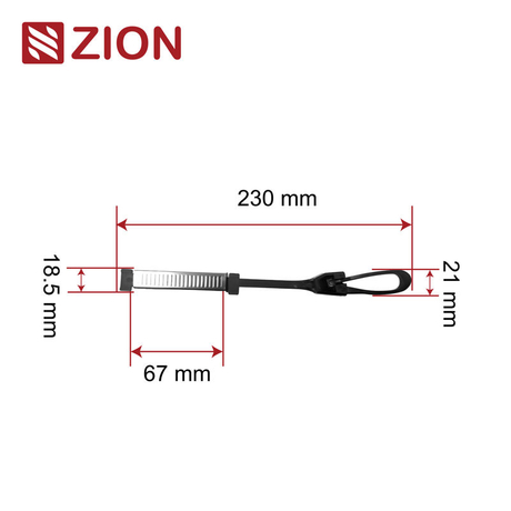 FTTH combination flat drop cable clamp FTTH combination clamp ZCSPC-01 ...