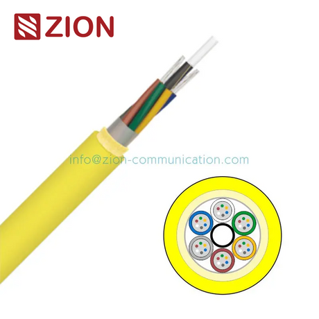GJPFH Indoor Micro-tube Breakout with CSM Fiber Optic Cable for Cabling ...