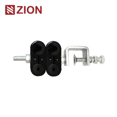 4-Way Optical & Power Cable Clamp for 4.5–7mm Fiber + 6–25mm² Power ...