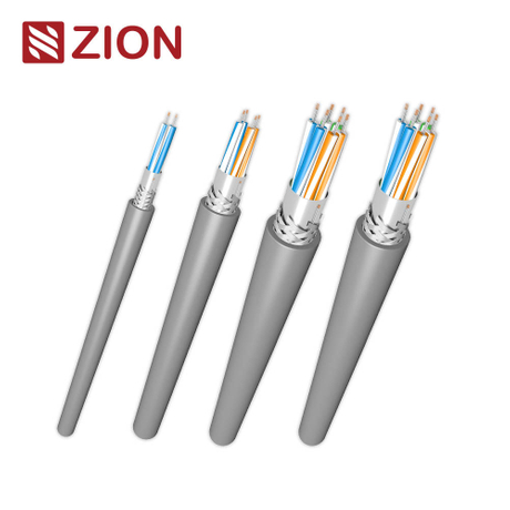 RS485 Industrial Cable Series — 24AWG, 1–4 Pairs, Foil + Braid Shield ...