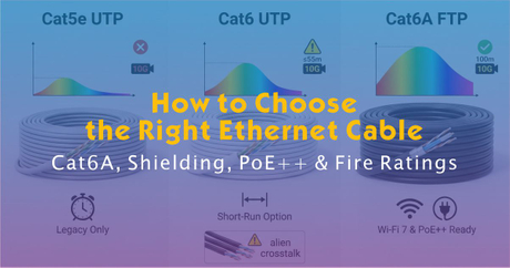 How to Choose the Right Ethernet Cable in 2026: Cat6A, Shielding, PoE++ ...